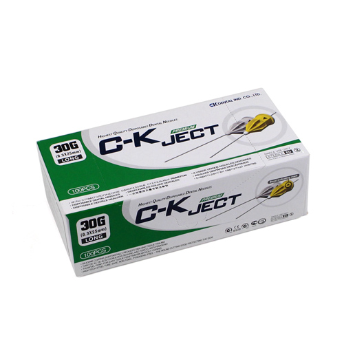 韩国CK/C-K_JECT_一次性使用无菌牙科注射针_注射针头_碧兰麻针头-皓昇商城